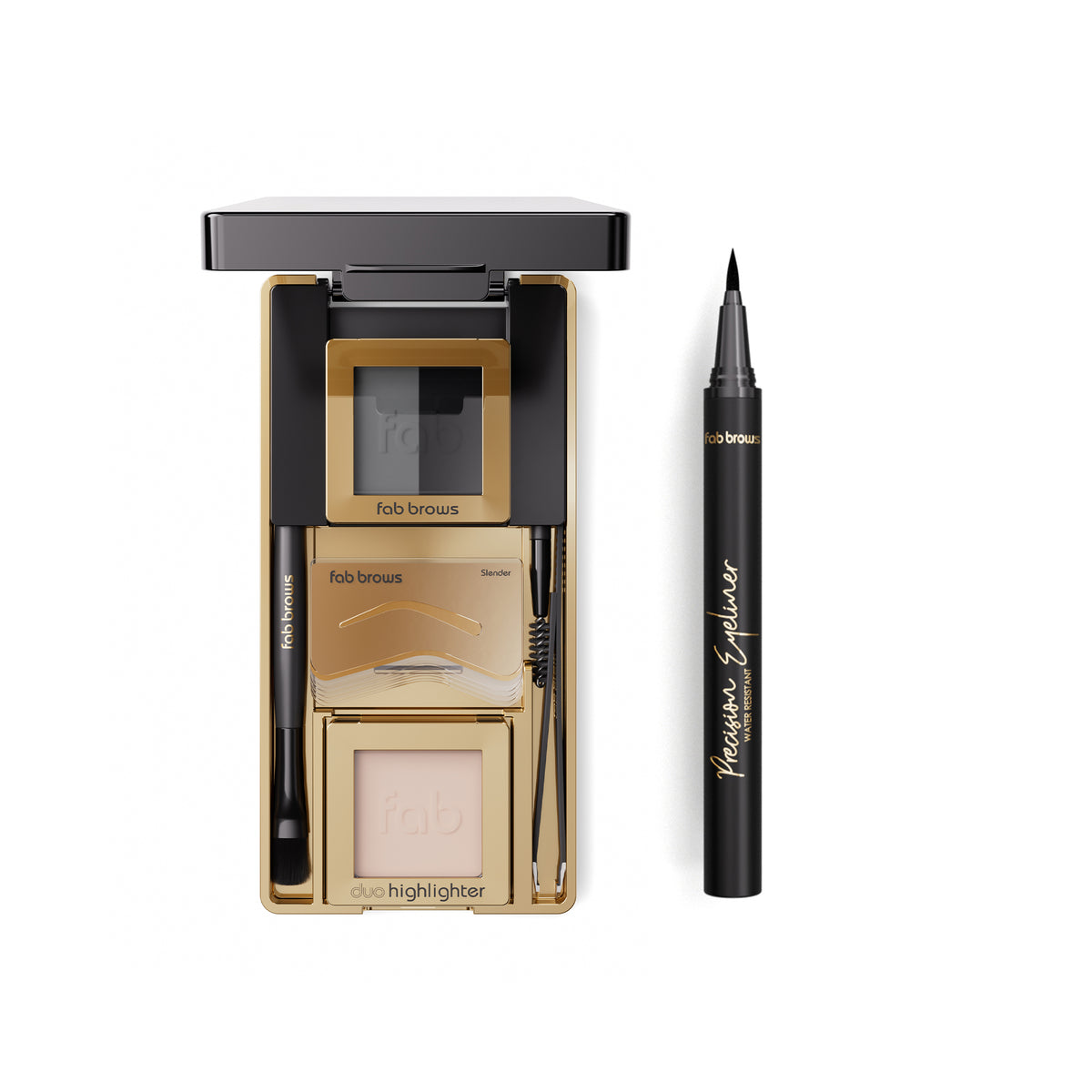 Fab Lux Brow Kit & Eyeliner – Fab Brows US